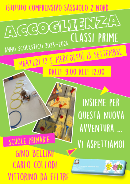 Progetto accoglienza scuola primaria - Istituto Comprensivo Sassuolo 2° Nord